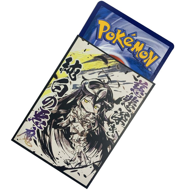 Overlord Albedo Card Sleeve PTCG Card Protection Sleeve for Magic the ...