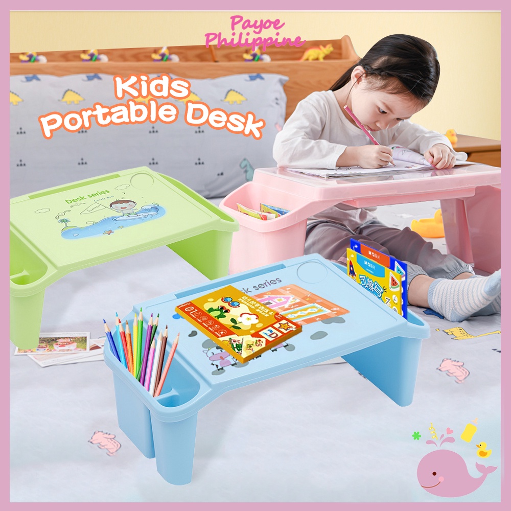payoe Children's desk multifunctional small reading table portable ...