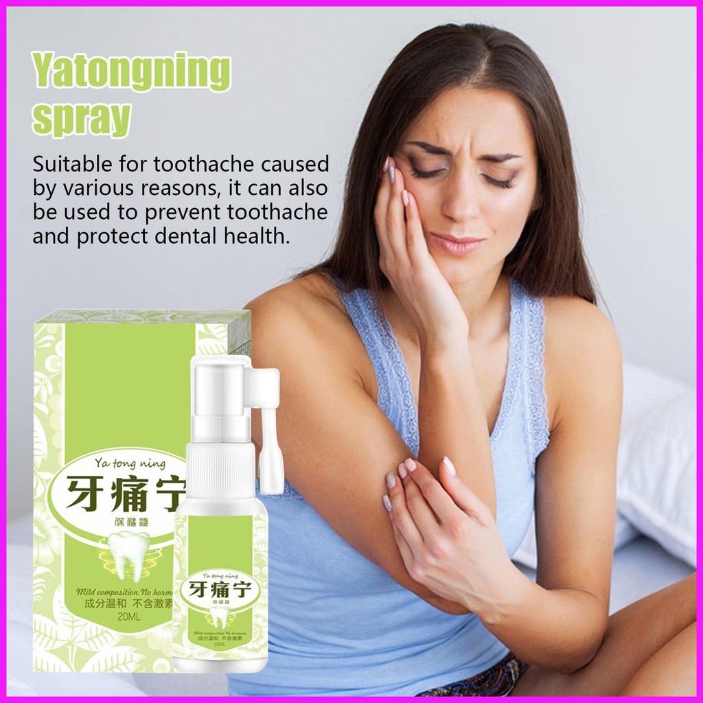 Toothache Relief Spray Quickly Gum Repair Essence Drops Quickly Repair ...