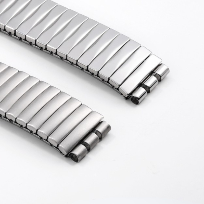 Elastic Bracelet for Swatch 17mm Stainless Steel Watch Strap Band ...