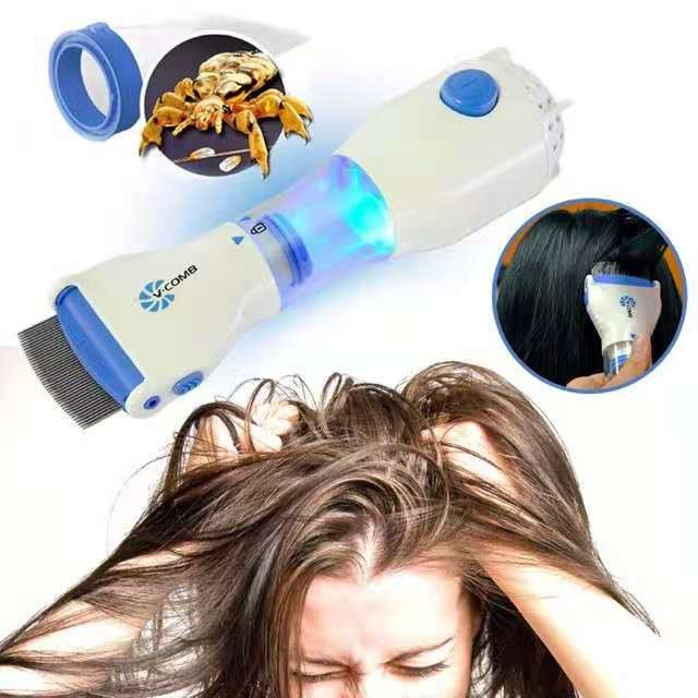 ♞SUYANG V-COMB ELECTRONIC HEAD LICE REMOVAL INSTANTLY ELECTICAL FLEA ...