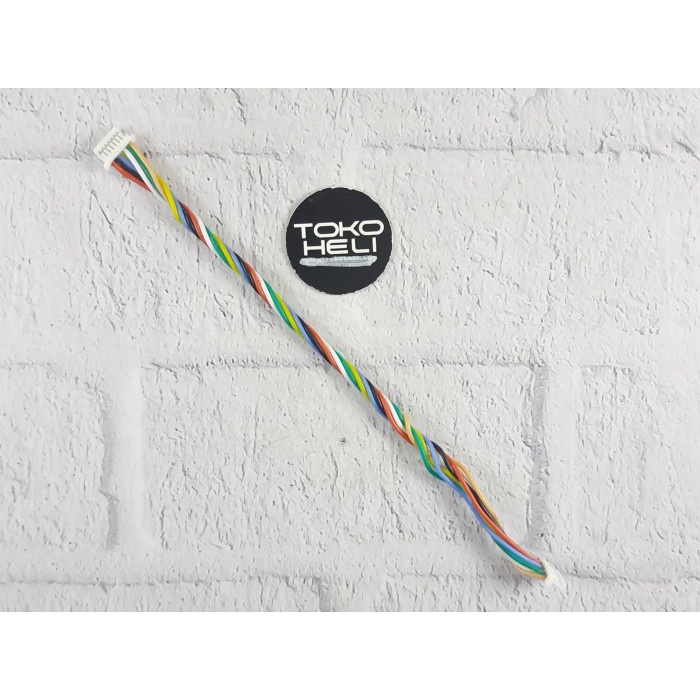 JST-SH: 1mm Spacing, 7 Pin Female/Female Silicone Wire Connector ...