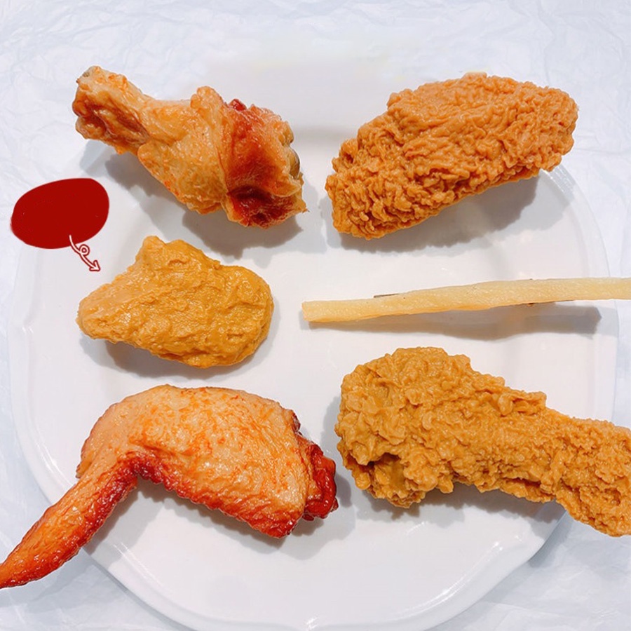 Funny Fashion Roast Chicken Legs Chicken Wings Simulation Food Toys ...
