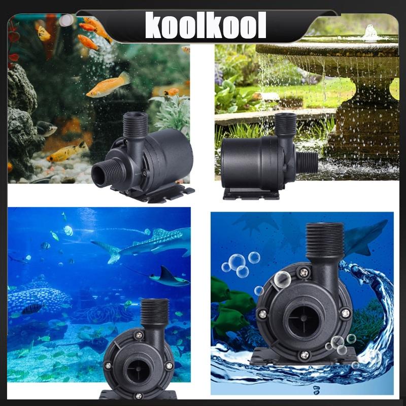 Kool 12V 24V Brushless Submersible Mini Water Pump Amphibious Pump ...