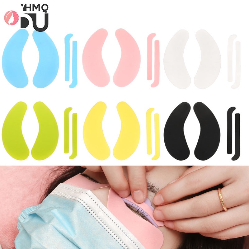 10/20 Pairs Reusable Eye Pads Silicone Lash Lift Eyelash Extension ...