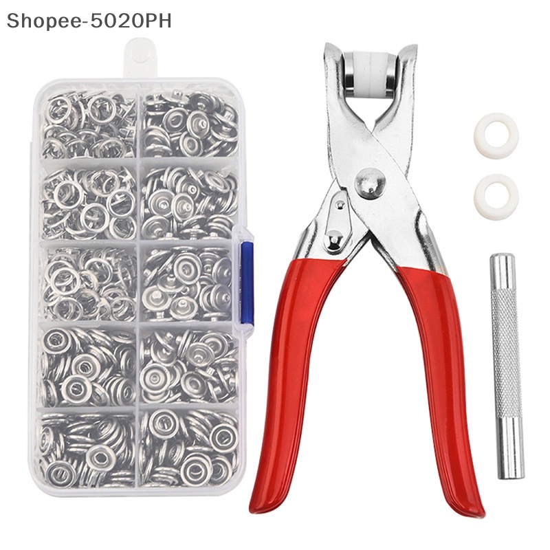 # HG # Sets Snap Fasteners Kit Tool, Metal Snap Buttons Rings with ...