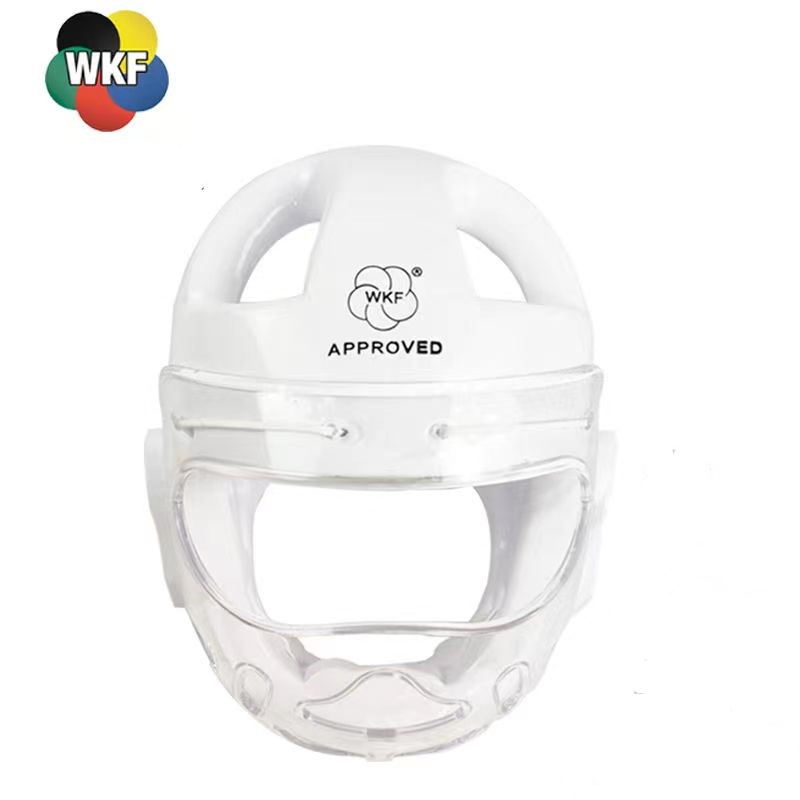 WKF karate helmet White Red Blue Karate Head guard Helmet Head ...
