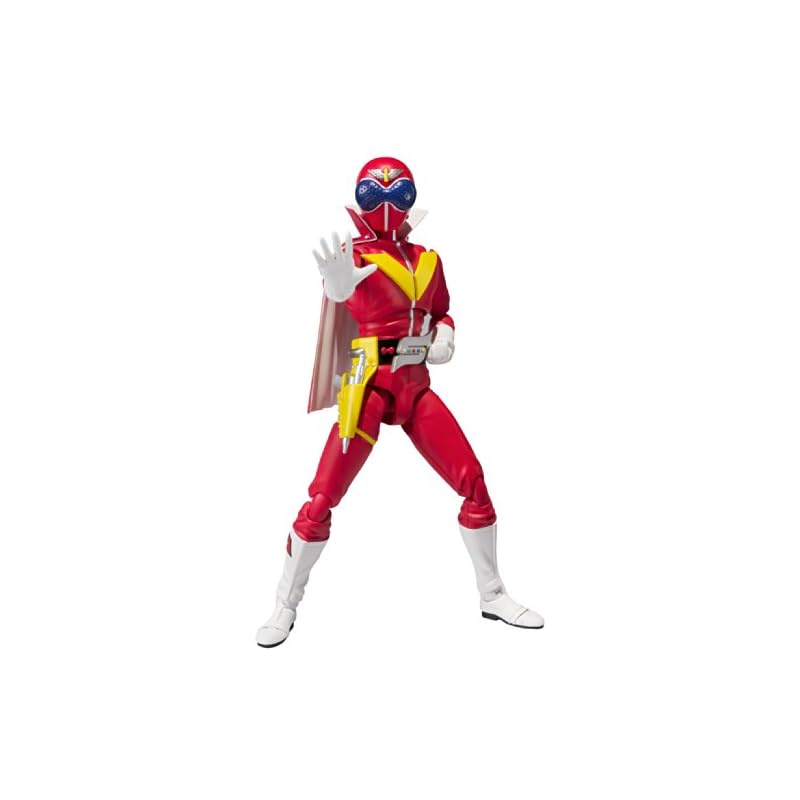 S.H.Figuarts Himitsu Sentai Goranger Akaranger Painted PVC & ABS ...