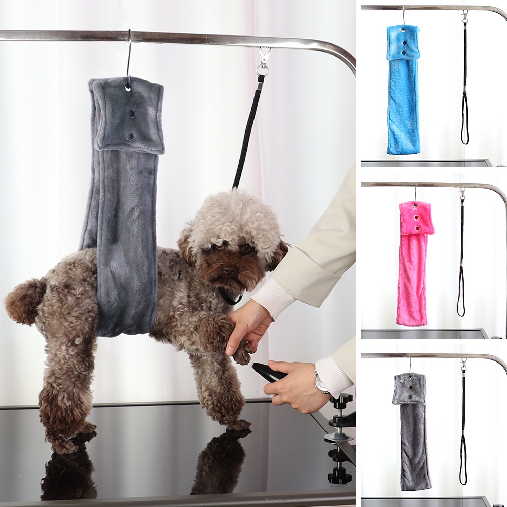 Pet Holder Grooming Table Arm Adjustable No Sit Haunch Holder Restraint ...