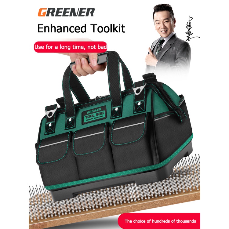 OFFICIAL GREENER Multi-Function Oxford Cloth Tool Bag Waterproof ...