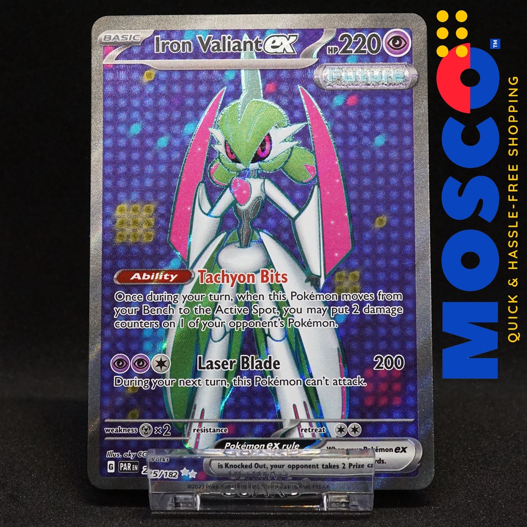 Iron Valiant ex - 225/182 - Full Art Secret Rare Scarlet & Violet ...