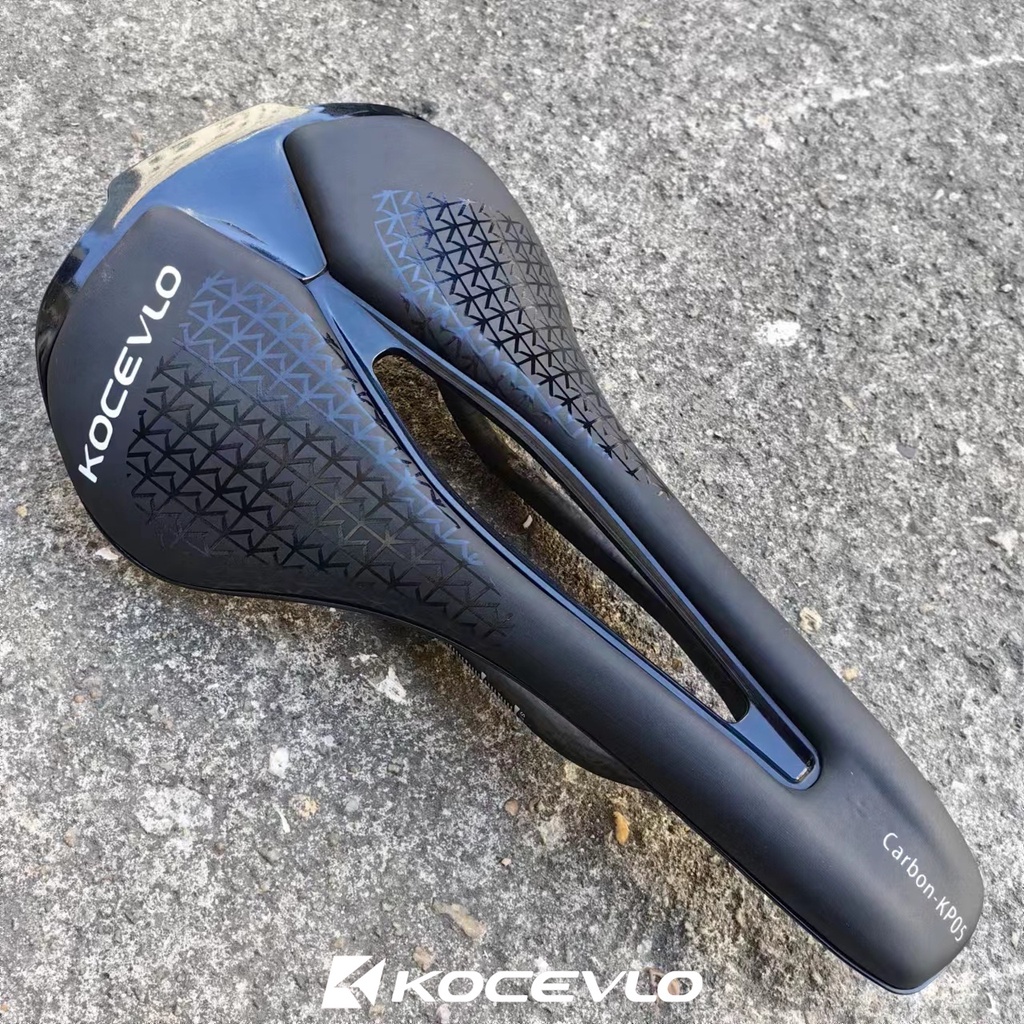KOCEVLO Ultralight Carbon Fiber Bicycle Saddle MTB Road Bike Seat Pu ...