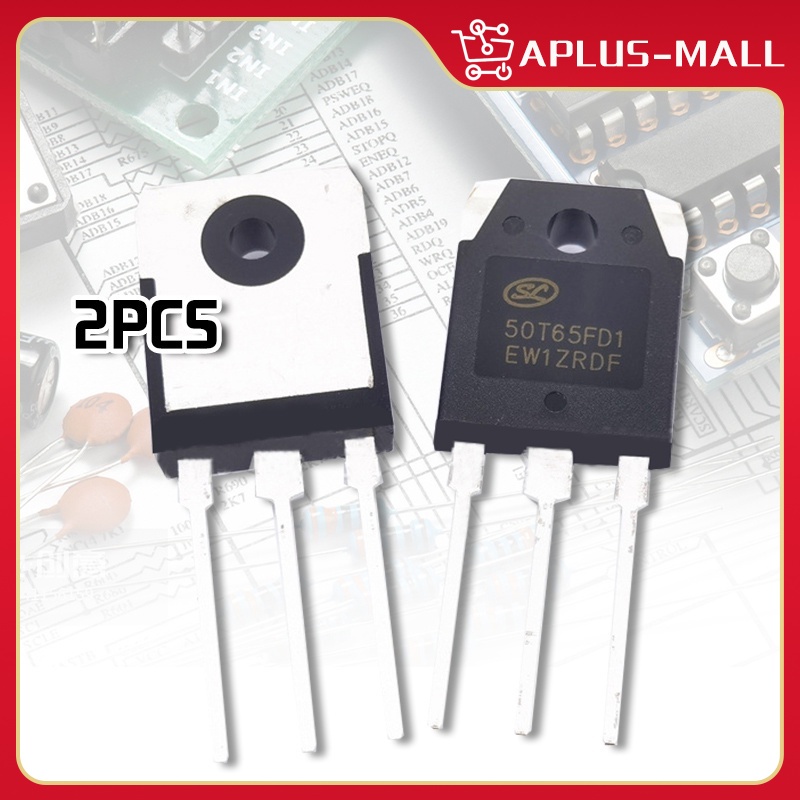 2pcs/set SGT50T65FD1PN Original Transistor 50T65FD IGBT 650V 50A TO-3P ...