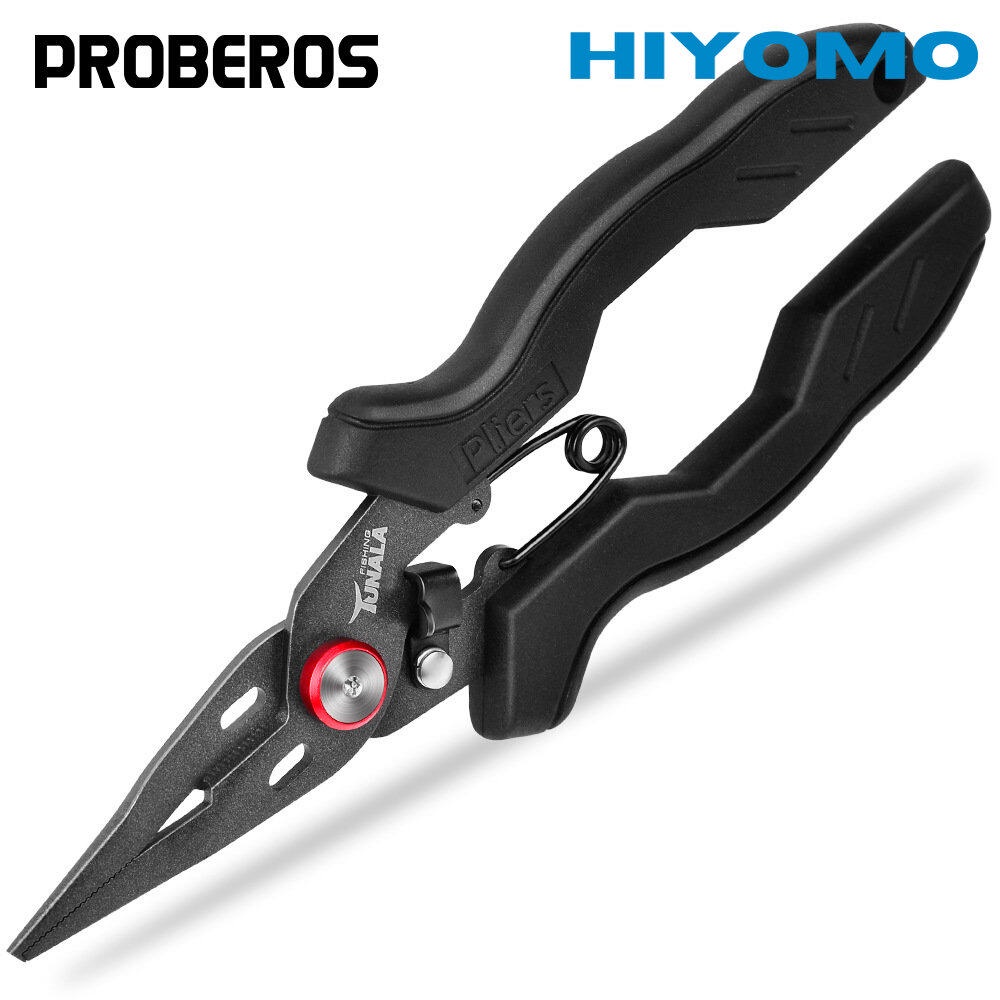 PROBEROS Fishing Pliers Line Cutter Hook Remover Stainless Steel ...