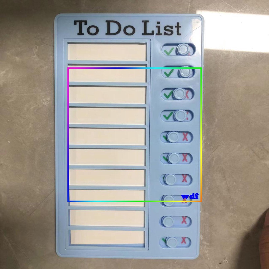 Chore Chart for Kids Adults Sliding Routine Chart Task Board | Shopee ...