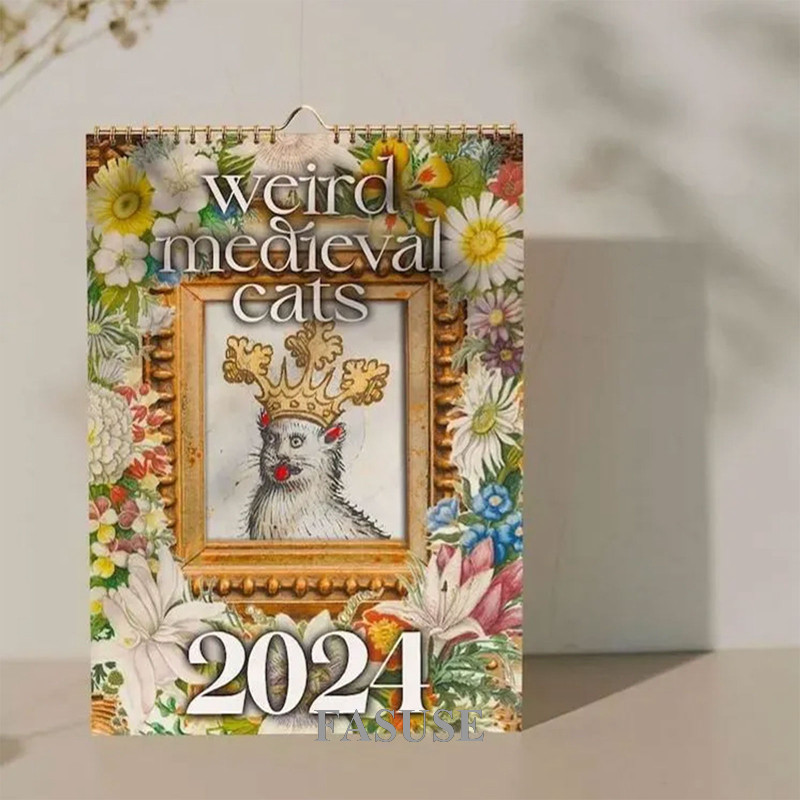 FAUSE Weird Medieval Cats Calendar, Funny Weird Medieval Cat Calendar ...