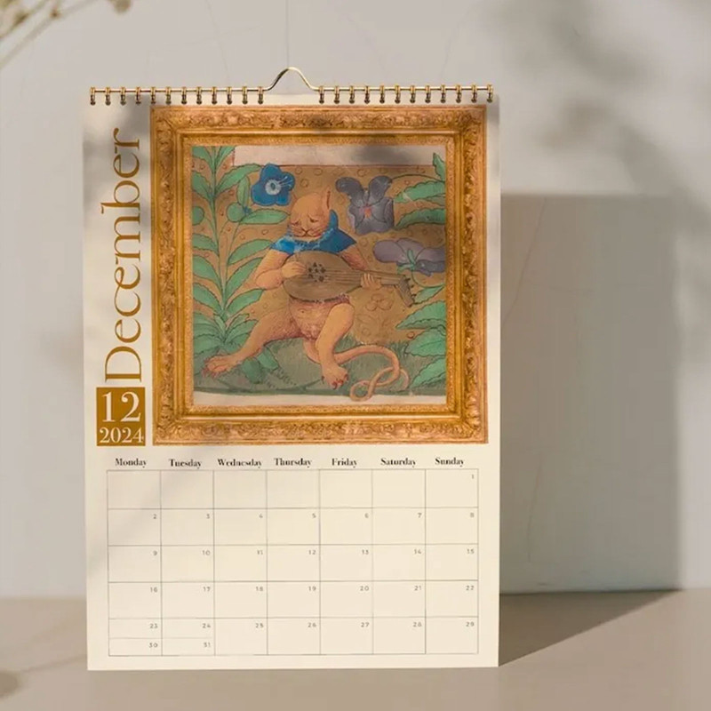 FAUSE Weird Medieval Cats Calendar, Funny Weird Medieval Cat Calendar ...
