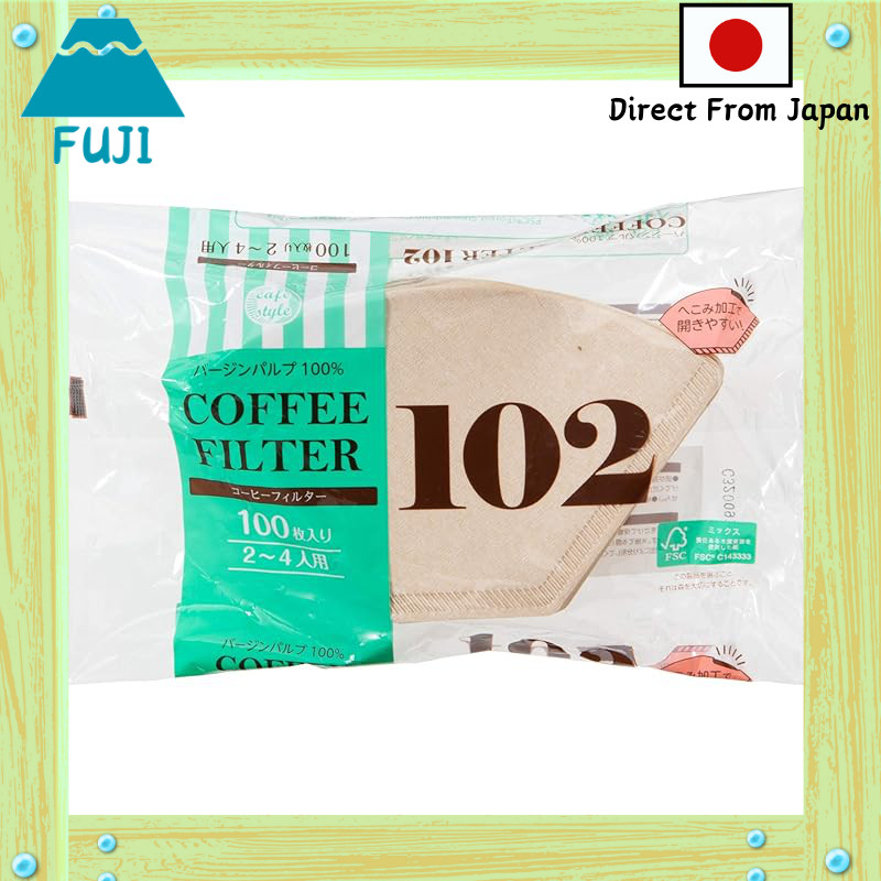 Strix Design Coffee Filters for 2-4 Cups, Made in Japan, 100 Sheets ...
