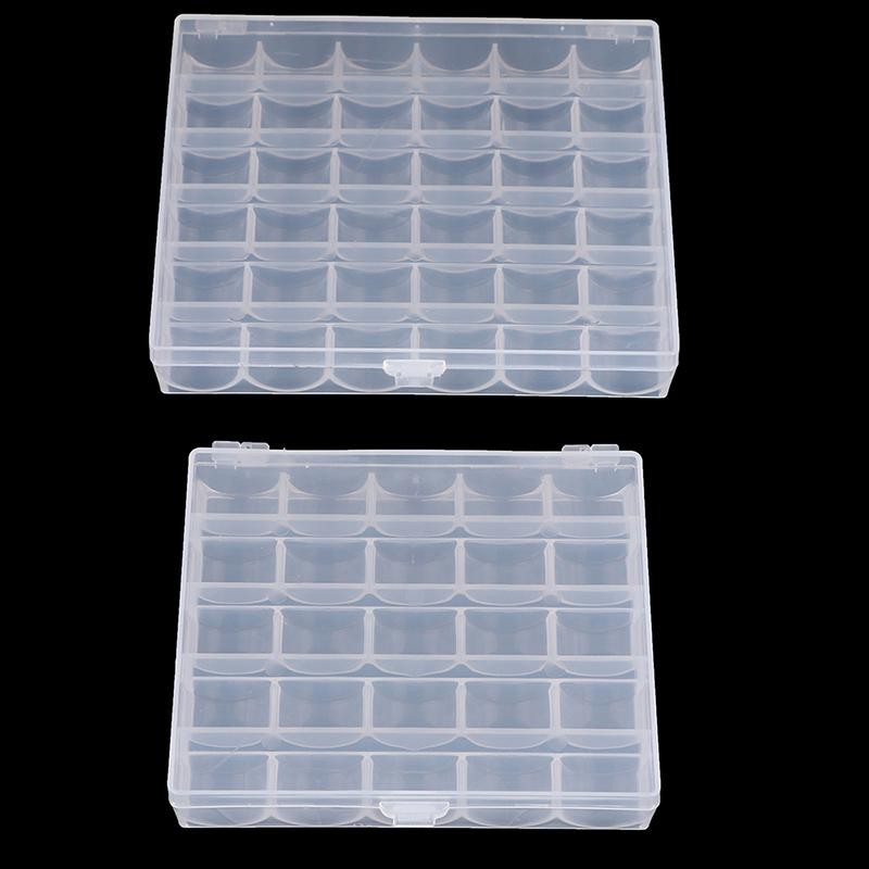 MYP 25/36 Spools Bobbins Sewing Machine Empty Bobbin Case Organizer ...