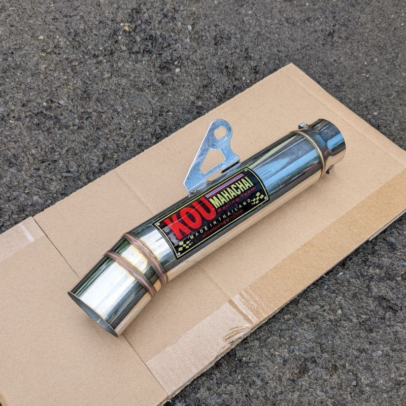 RS Kou Mahachai Canister pipe tube type 51mm for Wave 100 110 125 ...