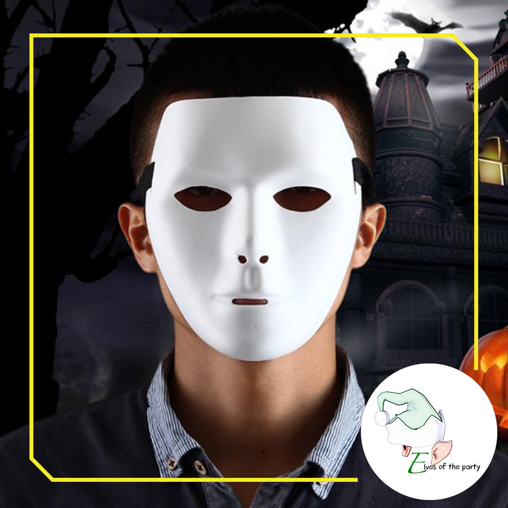 White Phantom Mask Halloween Costume | Shopee Philippines