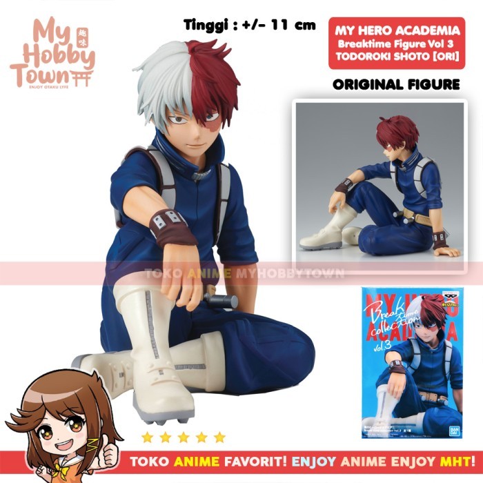 Original Anime Figure My Hero Academia Todoroki Shoto Break Time Vol 3 ...