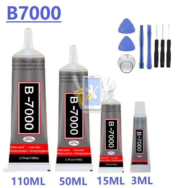B7000 glue 3ML 15ML 50ML 110ML transparent contact mobile phone repair glue universal glass ...