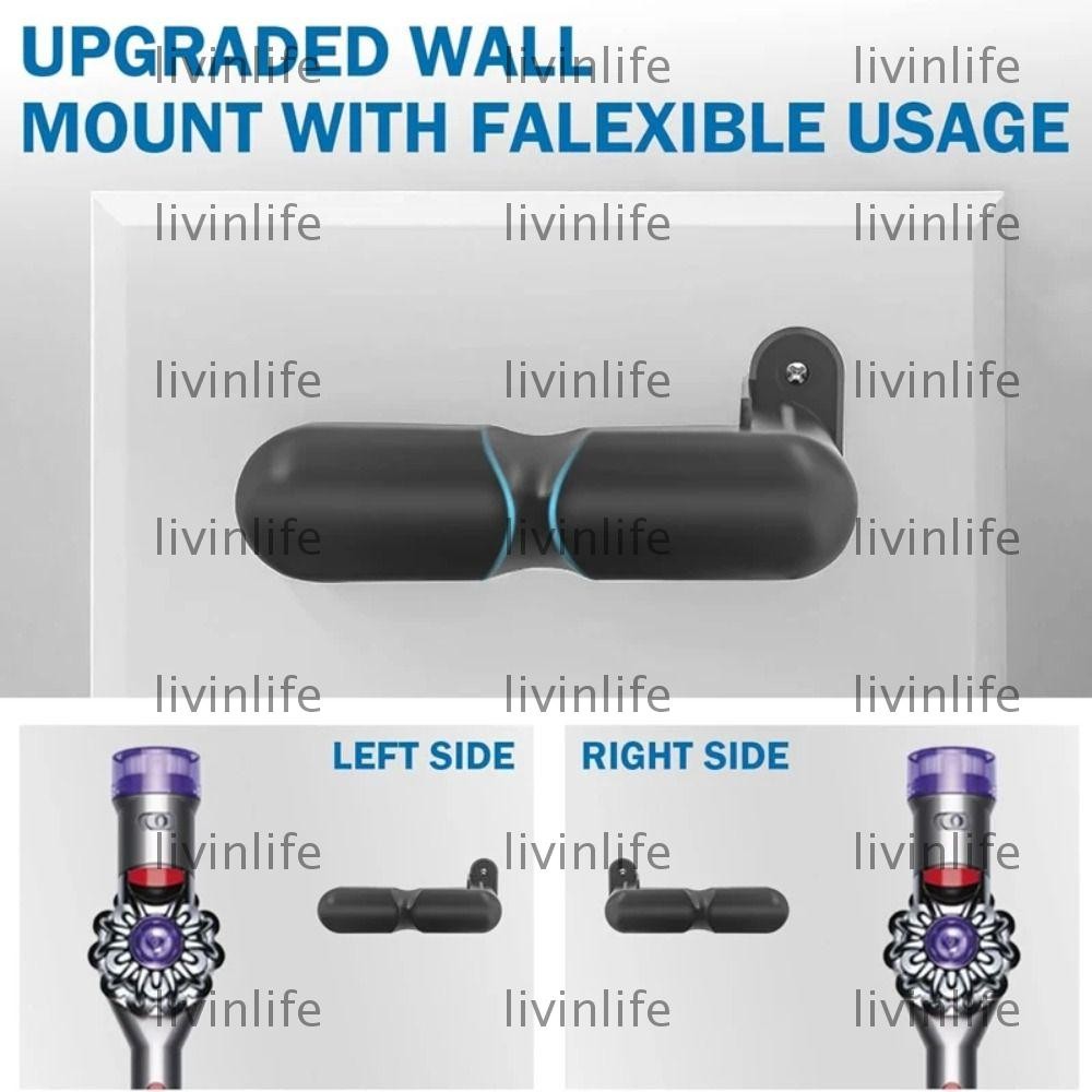 LIVINLIFE Vacuum Cleaner Mount, Easy Installation Universal Wall Mount ...