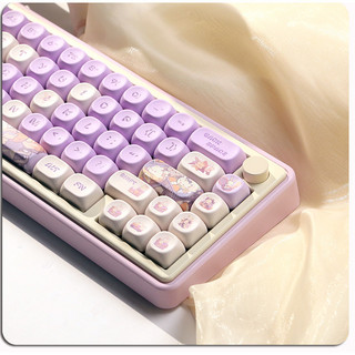 PBT keycaps moa Lolita Bunny Big-eyed Frog Butter Candy Rainbow ...