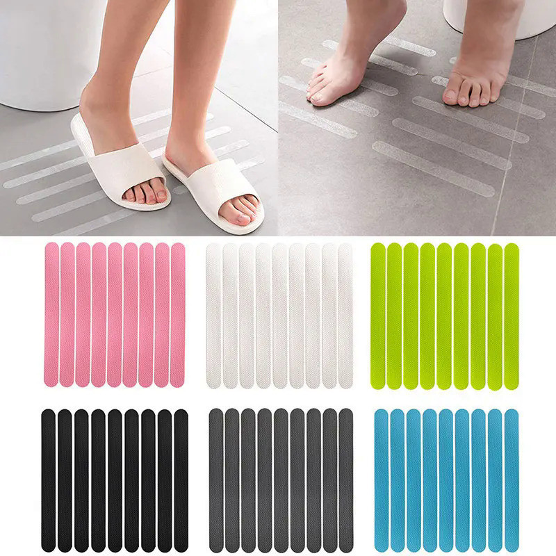 Anti Slip Strips Colorful Shower Stickers Colored Non Slip Bath Safety ...