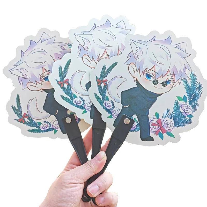 2024 1Pcs Anime Jujutsu Kaisen Hand Fan Decorative Fans Party Decor ...