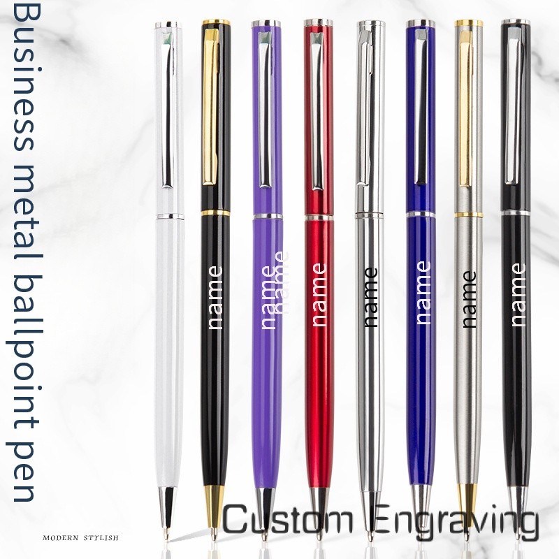 Rotating Premium Ballpoint Pen Metal Ballpoint Pen Can Be Made logo ...