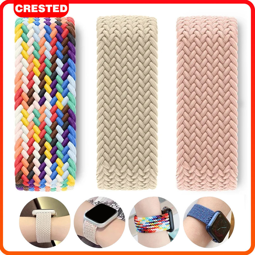 Woven Nylon Strap For Smart Watch Ultra 2 Series 10 9 8 7 6 SE 5 4 3 2 ...