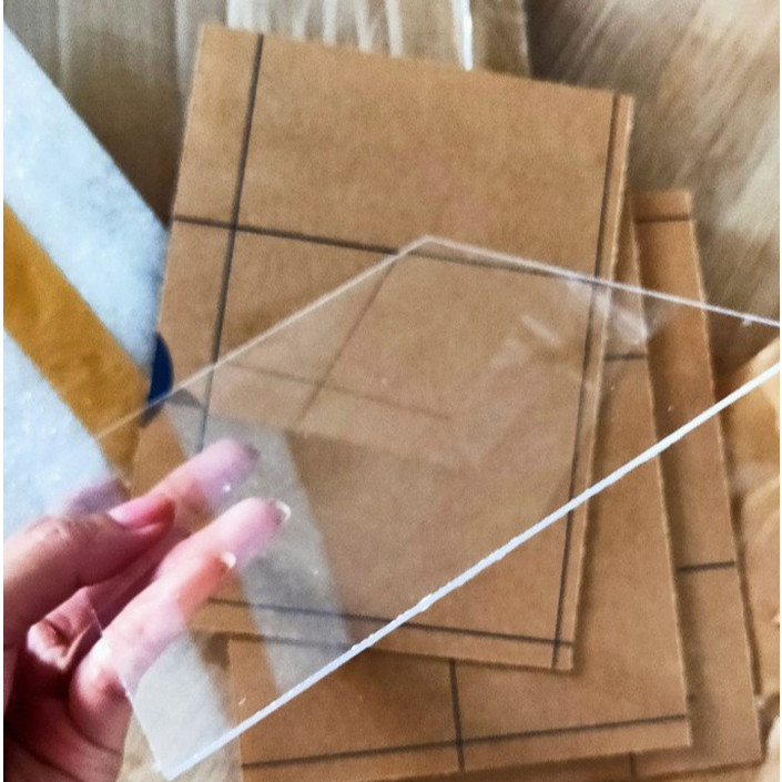 3mm thick glass mica cover (A3, A4, A5) used to make models, signs ...