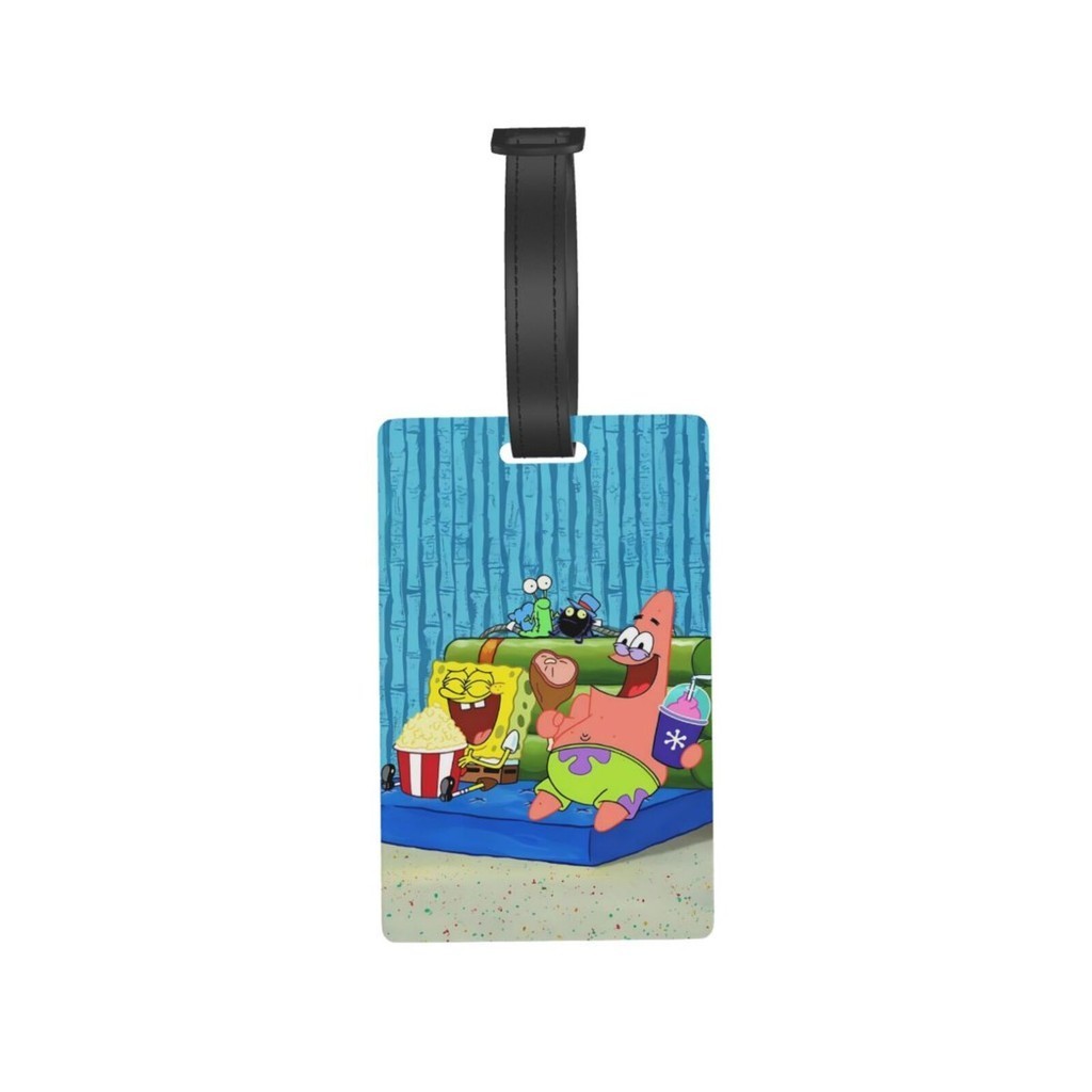 SpongeBob SquarePants Luggage Tags Address Cards Name Tags Travel ...
