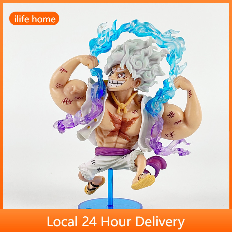 Shipping from Manila 13cm Muscles Gear 5 Luffy Sun God Nika Action ...