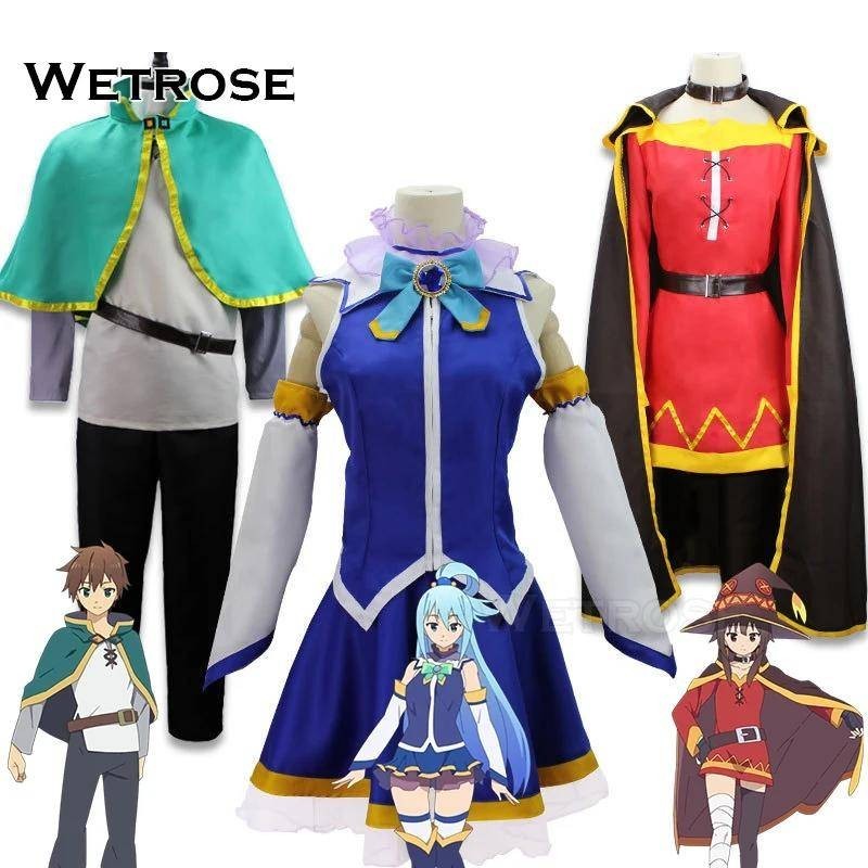 [Wetrose] In Stock Konosuba 2024 New Season 3 Aqua Megumin Cosplay ...