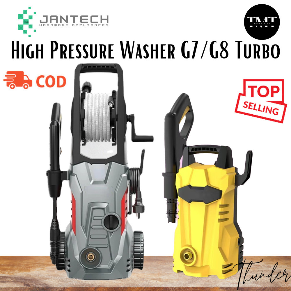 JANTECH G7 Turbo / G8 Turbo High Pressure Washers Waterjet Cleaner Sprayer Machine Car Washer ...