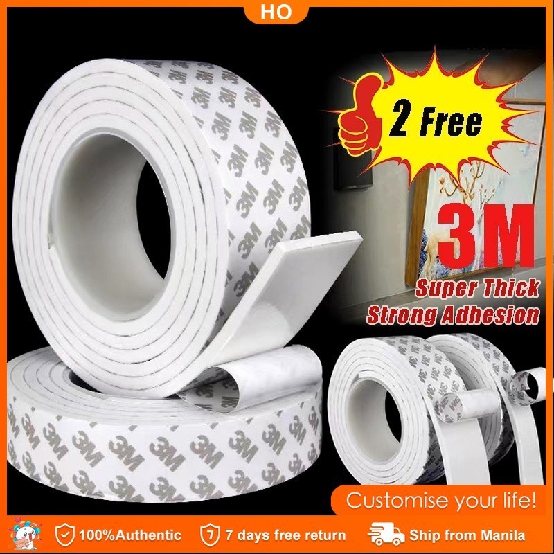 Super Tape 3m Double Sided Foam Tape White EVA Foam Tape Sponge ...