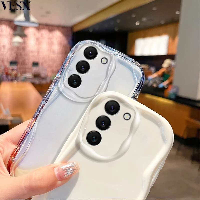 Cream Patterned Shock Resistant Phone Case For Samsung ss Galaxy A16 ...