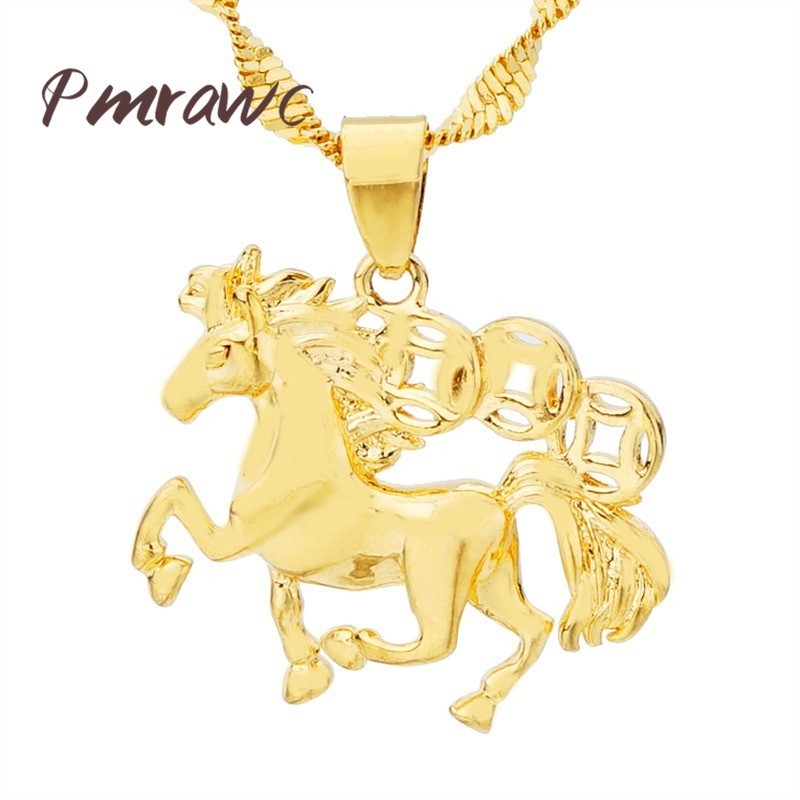Creative Personality Immediately Rich Pendant 24K Gold Plated Cute ...