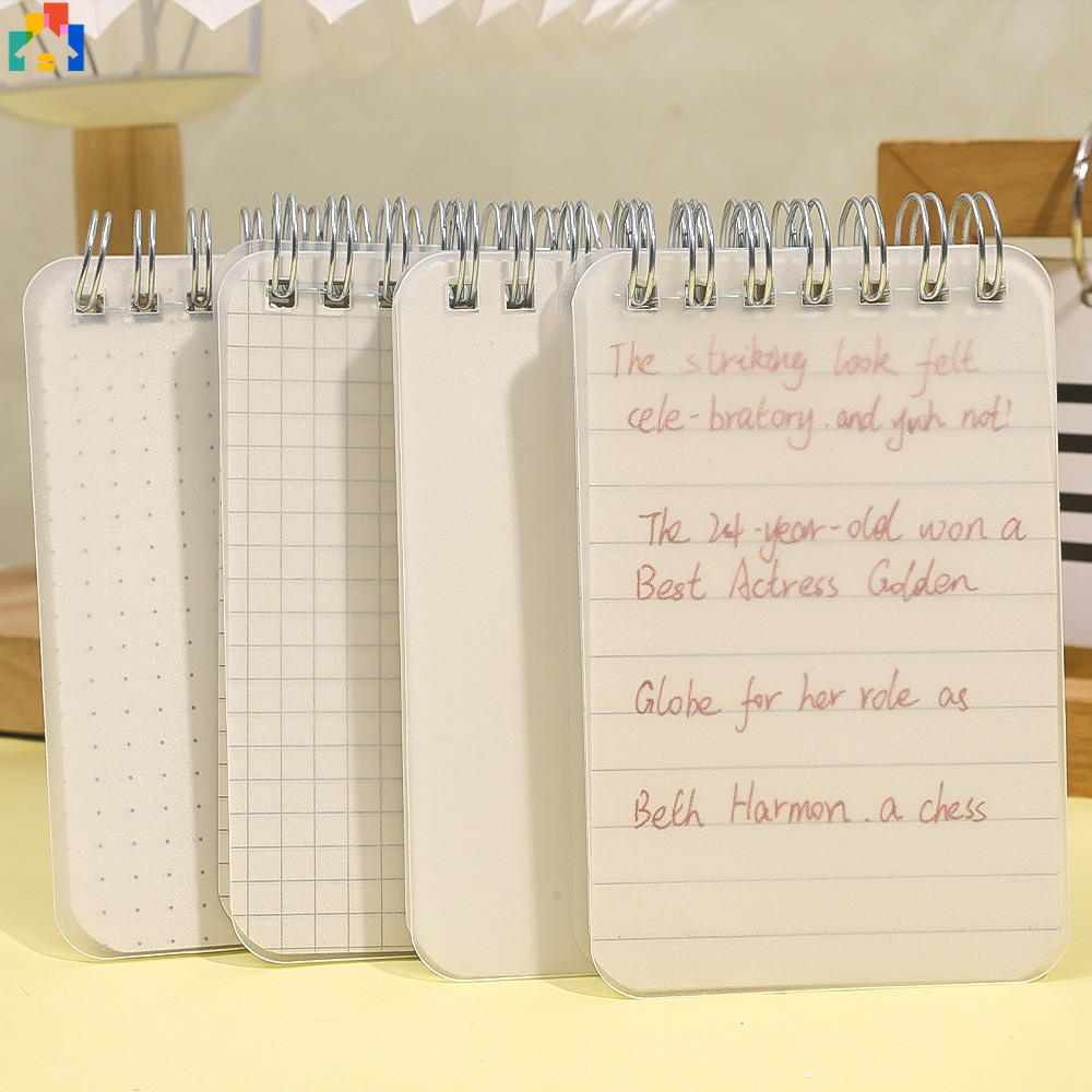 Portable 80sheets Spiral Book Coil Notebook To-Do Lined DOT Blank Grid ...