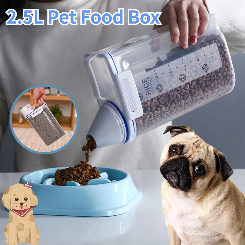 Pet Food Storage Airtight Container Dog Food Storage Plastic Storage ...