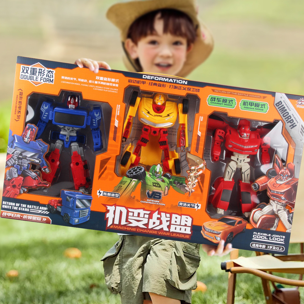 Transformers Car Robot Gift Box Truck Racing Bumblebee King Kong Mecha ...