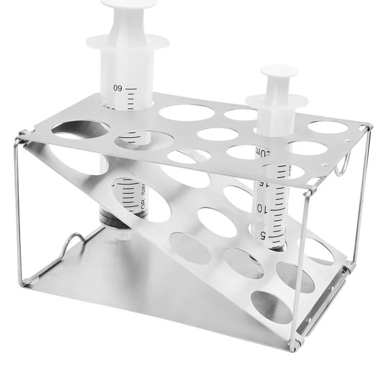 20ml 50ml Syringe Racks Reuseable Autoclavable Steel Syringe Racks for ...