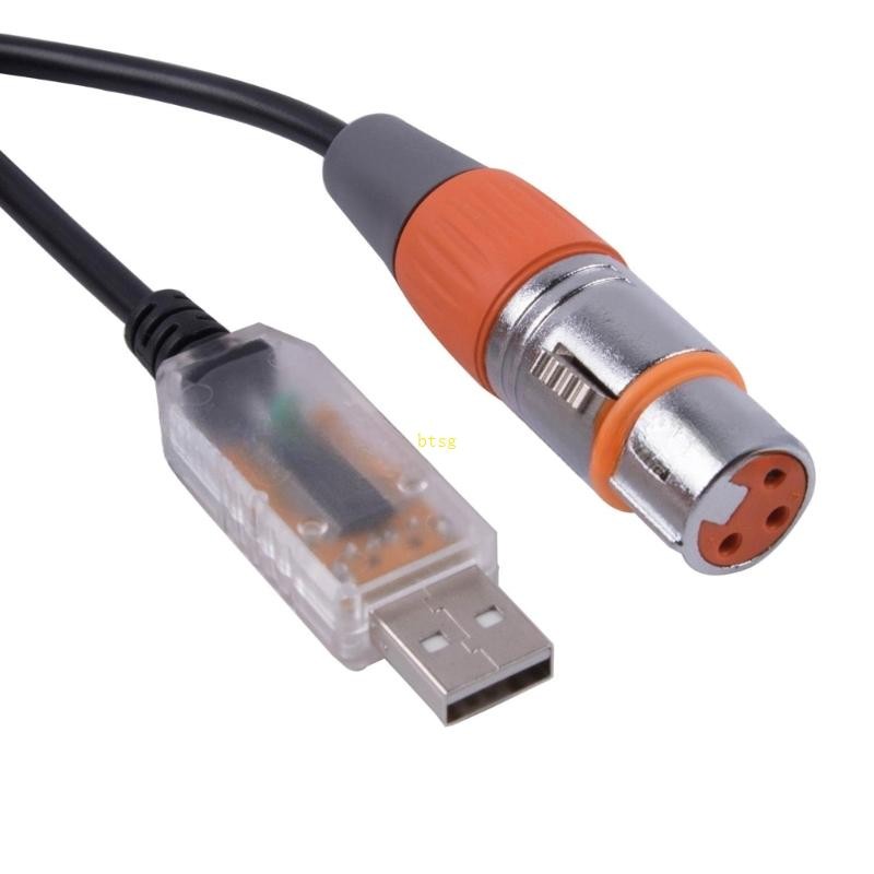 BT USB To DMX512 Control Cable For Stage Lighting 3 Pin RS485 Adapter ...