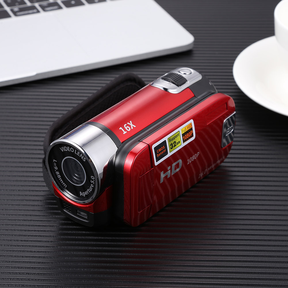 Portable Digital Video Camera Full HD 1080P 32GB 16x Zoom Mini ...