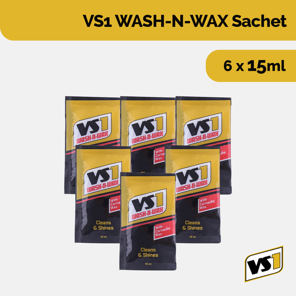 VS1 WASH-N-WAX 15ML (By 6s) | Shopee Philippines