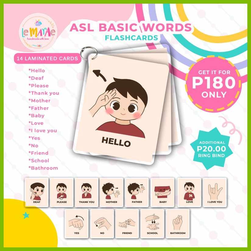 BASIC.Yl}SIGN'dL/LANGUAGES}d>WORDS)XD>ASL)yK>Laminated)gz>Educational ...