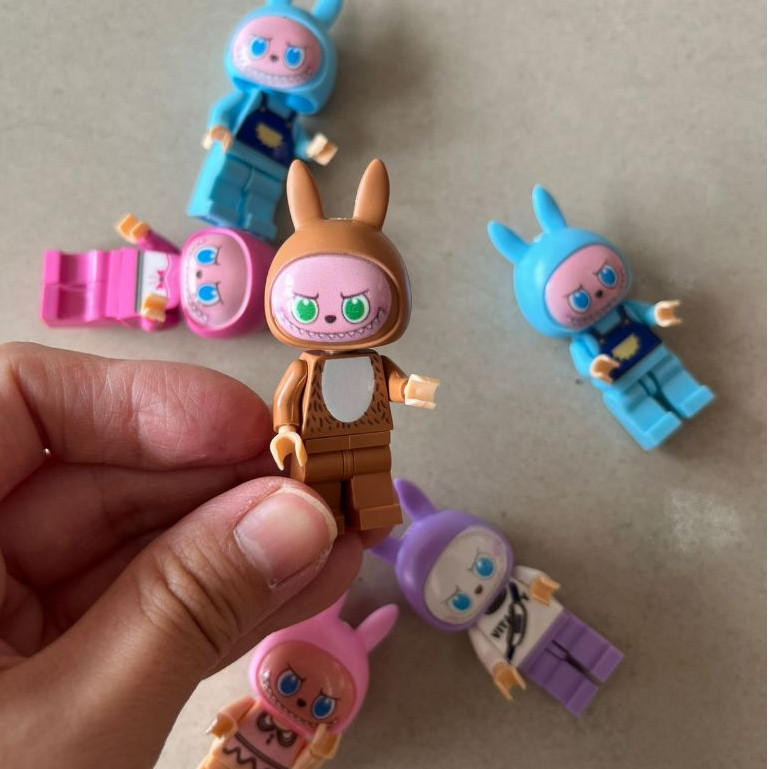 Labubu Mini Figure Disassembled and Disassembled Labubu Micro Brick ...